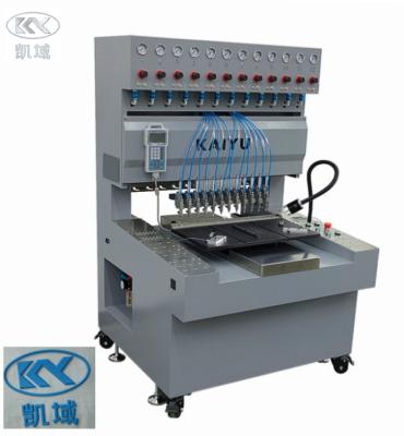 China KY-368 Multi-Color PVC Dispensing Machine with 585mm x 368mm Table and 220V Servo Motor Drive for sale