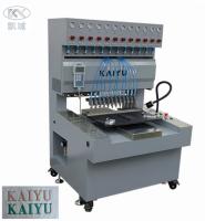 China Automatic PVC Glue Dispensing Machine 585x368mm Table Size 220V for Metal Keychain Manufacturing for sale