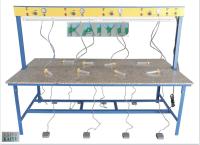 China KAIYU 8-Positioning Electric Glue Dispensing Table 200W 200kg for Logo Making and Silicone Label Production for sale