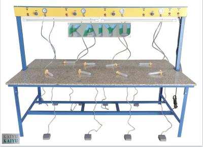 China KAIYU 8-Positioning Electric Glue Dispensing Table 200W 200kg for Logo Making and Silicone Label Production for sale