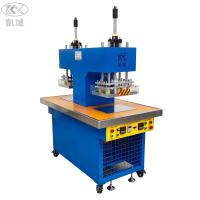 China KY-0202 Manual Textile Silicone Embossing Machine 16KW 380V with 30x40cm Mold for Clothing Label Printing for sale