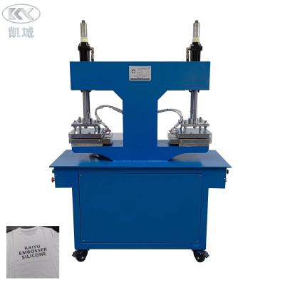 China KY-0205 Flexographic Foil Clothing Embossing Machine 380V 8KW with 30x25cm Mold Size for Industrial Textile Printing for sale