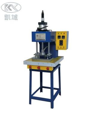 China KY-0206 Industrial TPU Leather Logo Embossing Machine 3KW 220V for Clothing Textile Branding for sale