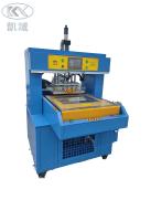 China CE Heat Silicone Label Embossing Machine 18KW 380V with 50x40cm Mold Size for Fabric Processing for sale
