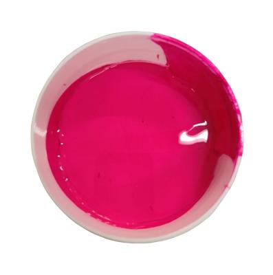 China SC-6500 Fluorescent Pink Silicone Printing Ink for Fabric Rubber Stamps - 1KG to 20KG Bucket Packaging for sale