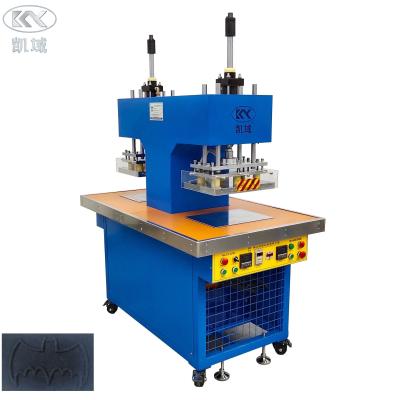 China KY-0202 Metal Blue Silicone Embossing Machine 16KW 380V for Clothing Label Printing with 30x40cm Mold Size for sale