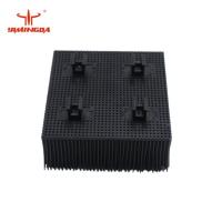 China Bristle Auto Cutter Parts Brush 100x100x42mm Poly Material Blue / Black Color for sale