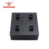 China Bristle Auto Cutter Parts Brush 100x100x42mm Poly Material Blue / Black Color for sale