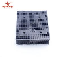 China Nylon Auto Cutter Bristle Block Black Brush 100 X 100 X 42mm For Morgan for sale
