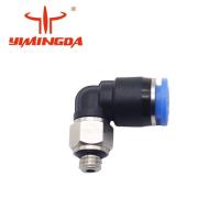 China 054811 Auto Cutter Parts Pneumatic L Plug Screw QSML-M5-6 Textile Cutting Room Parts for sale