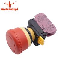China Apparel Industry Cutter Machine Parts Switch Mushroom Actuator Twist-R 925500592 for sale