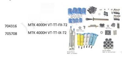 China Maintenance Kits Part No. 704316 MTK 4000H-VT-TT-FX72 for sale