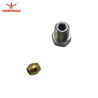 China Textile Cutter Machine Part No. 060866 Oil Hose Connection Screw For Bullmer Procut Xl7501 for sale