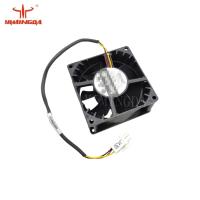 China Textile Cutter Machine Spare Part No. 1012453000 / 1011409000 Fan, 80x80x38mm, 90CFM, 24VDC for sale