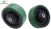 China Cutter Machine Spreader Spare Parts Rear Wheel GMS 035-725-002 355g for sale