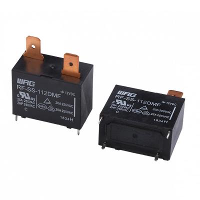 China PCB Mount Terminal 250 12V 30A Power Relay RF-SS-112DMF For Main Board for sale