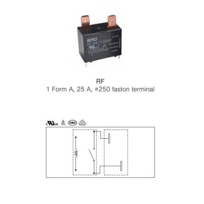 China 12V 25A SPST PCB Mount Relay IEC60335 - 1 RF - SS - 112DM - F For Controllers for sale