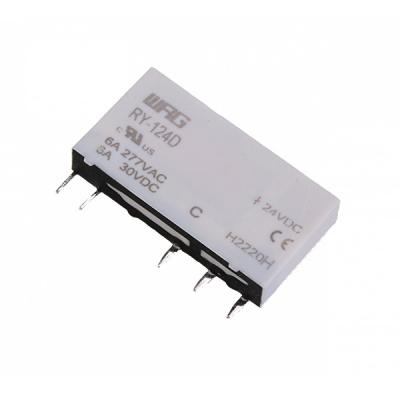 China Ultra Slim PCB Mount Relay 24V 6A SPDT 0.17W 4KV RSA - 105D For Microwave for sale