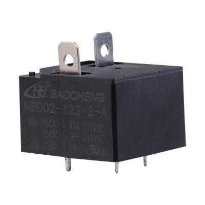 China PCB Mount 5V 40A Power Relay NO. 0.9W 2.5KV 4KV NB902-5S-S-A for sale