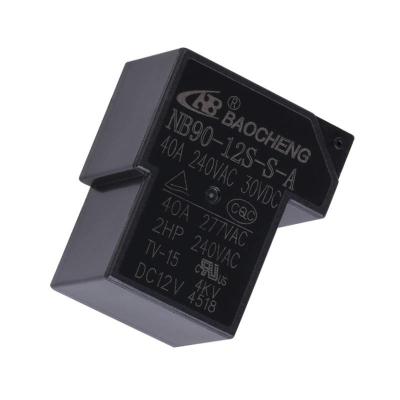 China NO. Sealed 12 Volt 40A Power Relay NB90-12S-S-A For EV Charging Station for sale