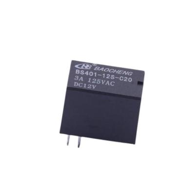 China 5 Pin 0.2W 12V 3A Signal Power Relay PCB Mount BS401-12S-C20 1 Form C for sale