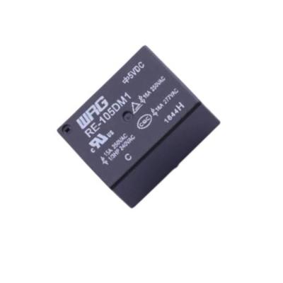 China RE-112DM Miniature SPDT Low Power Relay 10A 12V 200mW Dielectric Withstand 2KV RE-105DM1 for sale