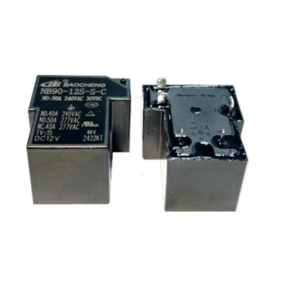 China SPST DC 12V 50A Relay Gap3.0mm Coil 2.25W Power Relay NB90-12S-S-A For EV Charger Pile for sale