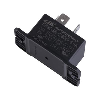China SPST 30A Power Relay Flux Tight Sealed Type Flange QT250 NB903E-220S-S-A For Energy Storage for sale