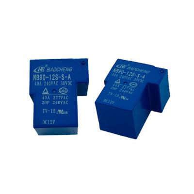 China Automatic Multi Contact Relay Small Magnetic Latching Relay NB90-12S-S-A NBC BaoCheng Relay for sale
