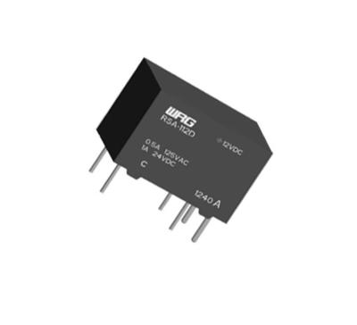 China Mini DC12V 1A Signal Double Coil Relay 0.2W PCB For Traffic System for sale