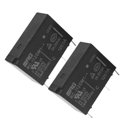 China PCB Mounting 12V SPST Relay Resistant To Soldering Cleaning Ideal for sale