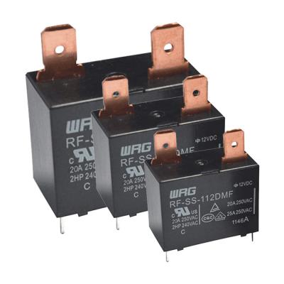 China WRG 12V DC 20A Relay With Wide Operating Temperature Range -40~105°C for sale