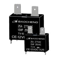 China CQC 12V DC Relay Contactor With Durable AgSnO2 Contact Material for sale