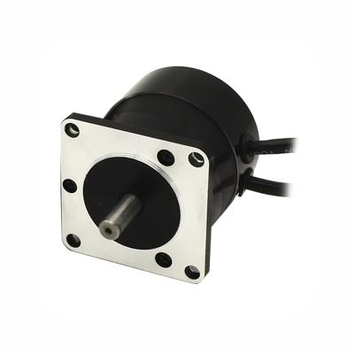 China Square flange 57mm Round body 24V 3000RPM 34W 0.11N.m Brushless DC Motor 3phase body length 55mm BLDC motor for sale