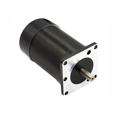China Square flange 57mm Round body 24V 3000RPM 100W 0.32N.m Brushless DC Motor 3phase body length 95mm BLDC motor for sale