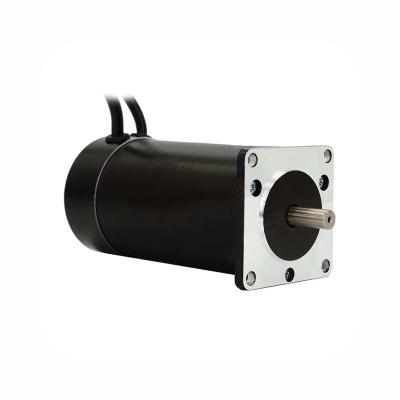China Square flange 57mm Round body 24V 3000RPM 131W 0.42N.m Brushless DC Motor 3phase body length 115mm BLDC motor for sale