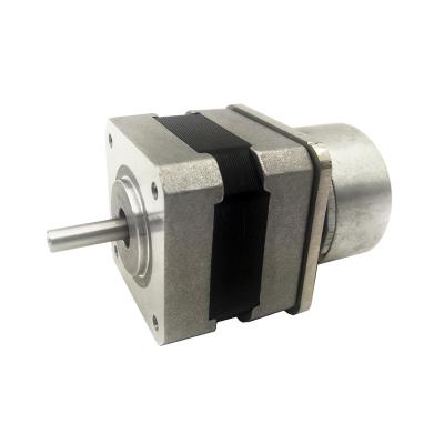 China 4-lead 2phase NEMA17 Stepper Motor with brake motor torque 0.2N.m(29oz-in) 1.5A for sale