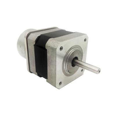 China 4-lead 2phase NEMA17 Stepper Motor with brake motor torque 0.4N.m(57oz-in) 1.5A for sale