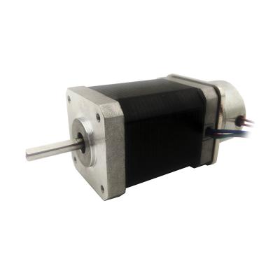 China 4-lead 2phase NEMA17 Stepper Motor with brake motor torque 0.8N.m(114oz-in) 1.5A for sale