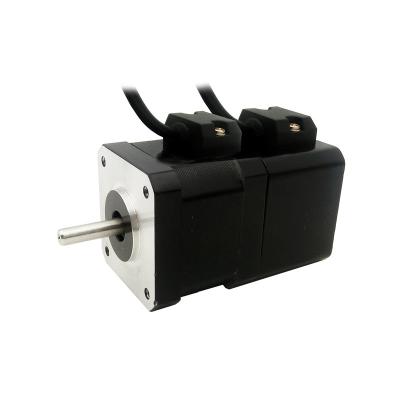 China 2phase NEMA17 Stepper Motor with permanent magnet brake motor torque 0.2N.m(29oz-in) 1.5A 4-lead for sale