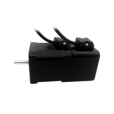 China 2phase NEMA17 Stepper Motor with permanent magnet brake motor torque 0.6N.m(86oz-in) 1.5A 4-lead for sale