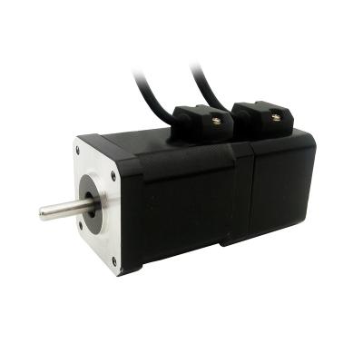 China 2phase NEMA17 Stepper Motor with permanent magnet brake motor torque 0.8N.m(114oz-in) 1.5A 4-lead for sale