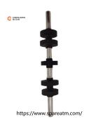 China 49-221808-000F-01 ATM Machine Parts Diebold Nixdorf ESC RL Chest Transport Rubber Covered Shaft 1 for sale