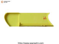 China Bank Glory Delarue Talaris NMD atms NC301 ATM Cash Cassettes Right Adjustor Plate A004364 Parts for sale