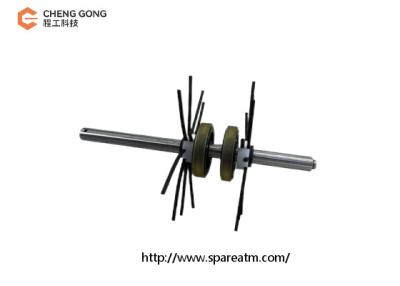 China ISO ATM Machine Parts Fujitsu F56 Presenter Transport Shaft Rear Base Cash Roller Assy for sale