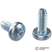 China DN100 M3*6*7*3 Cross Triangular Screw Mental Plastic Diebold Nixdorf ATM Machine Spare Parts for sale