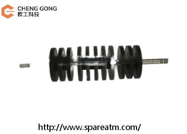 China CCDM VM3 Black Shaft Wincor Nixdorf Spare Parts With 11 Rollers 1750101956-04 for sale