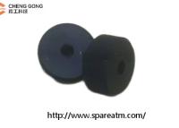 China Black Color Wincor ATM Parts Dispenser Module VM3 CCDM Rubber Roller 1750101956-76-2 for sale