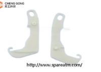 China High Performance Wincor Nixdorf Spare Parts Plastic Drag Hook White Color for sale