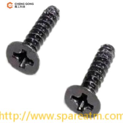 China 3*10 NCR S2 Waste Banknote Box Black Countersunk Self Tapping Screws ATM Machine Parts For NCR Parts for sale